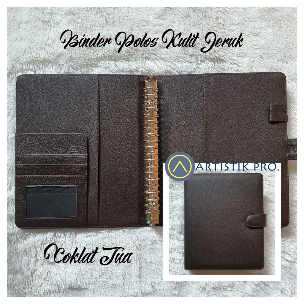 Jual Binder Polos ukuran A5/20 holes, Warna Coklat Tua & Mocca | Shopee ...