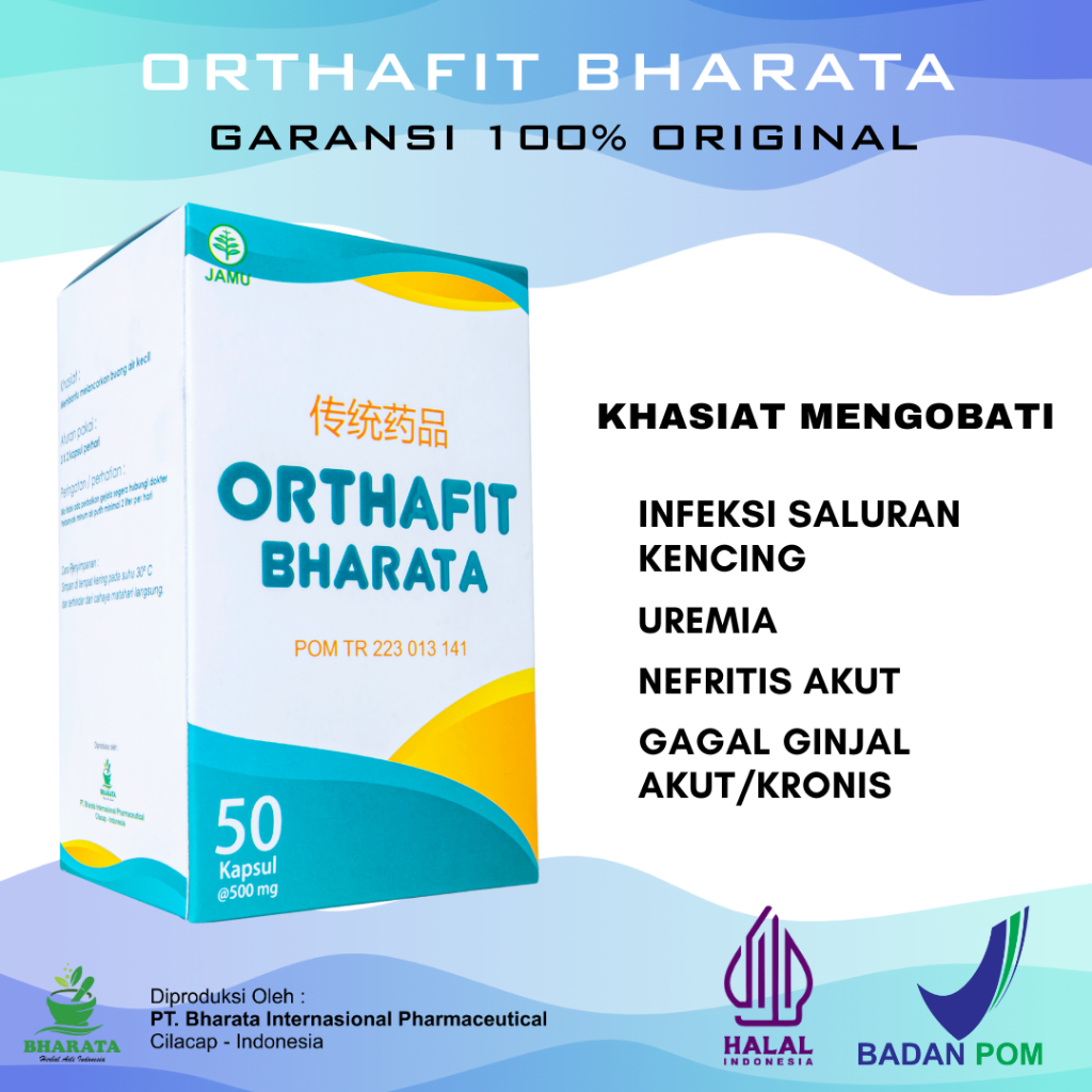 Jual Orthafit Bharata Kemasan 250g Isi 50 Kapsul @500mg 100% Original ...