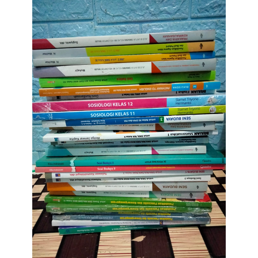 Jual BUKU PELAJARAN SMA / MA KELAS 10 11 12 KURIKULUM 2013 BARU NEW ...