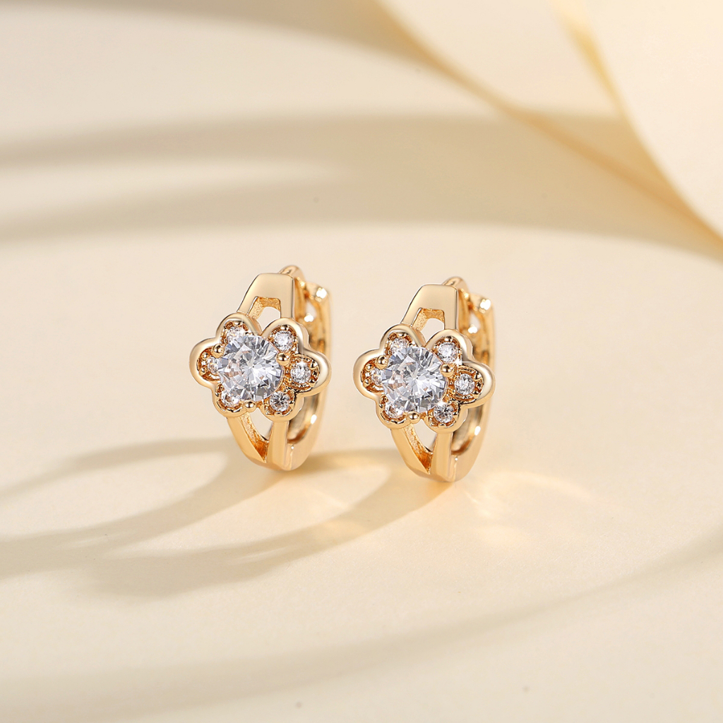 Jual Lanme Jewelry Anting Titanium Wanita Emas Anti Karat Dewasa Tusuk ...