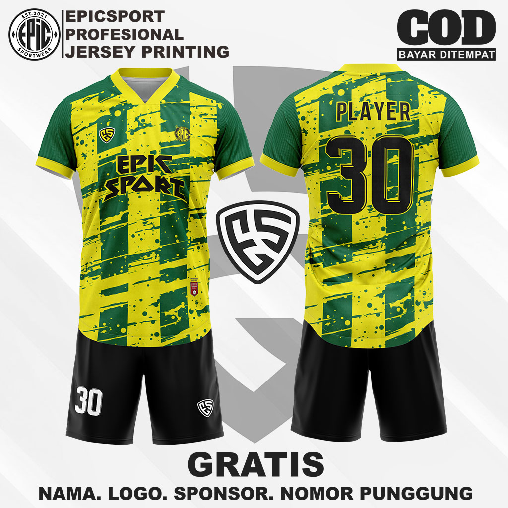 Jual JERSEY FUTSAL & SEPAK BOLA BISA CUSTOM DESIGN FULL PRINTING GRATIS ...