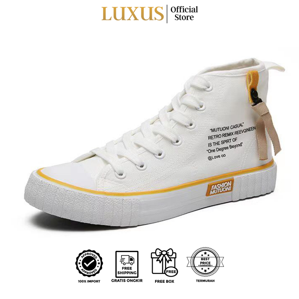 Jual Luxus Vernon Sepatu Sneakers Wanita Import Korea - Lxg63 | Shopee ...