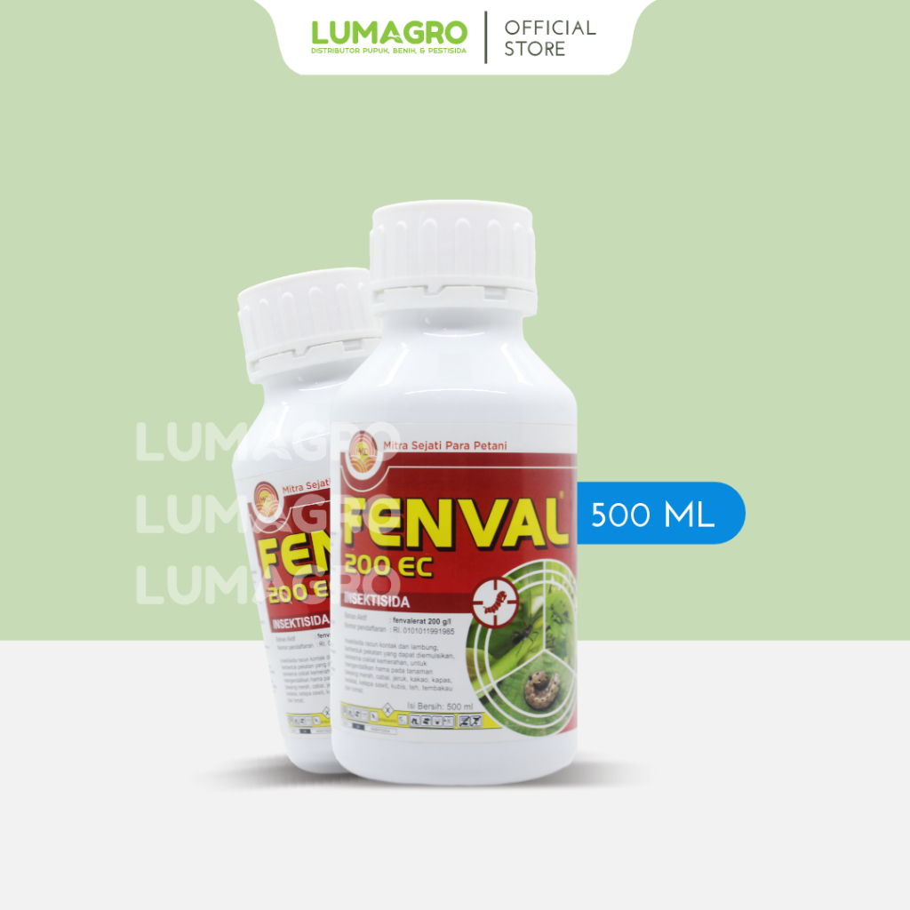 Jual Insektisida Fenval 200EC 500ml Fenvalerat Obat Pembasmi Thrips ...