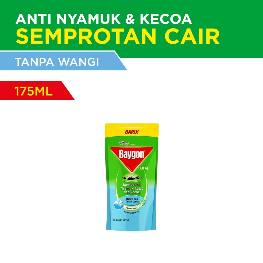 Jual Baygon Liquid Spray Fragrance Free 175ml + Alat Semprot | Shopee ...