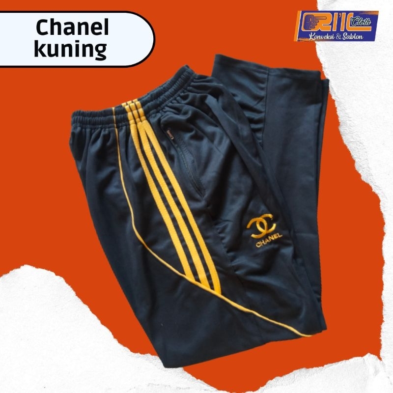 Jual Celana Trening Bawahan Olahraga Hitam Panjang Dewasa Saku Kanan ...