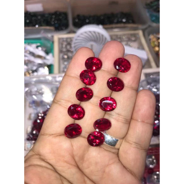 Jual Merah siam kating 10x12 mm king ruby merah batu keras di test ... Jual Merah siam kating 10x12 mm king ruby merah batu keras di test ...