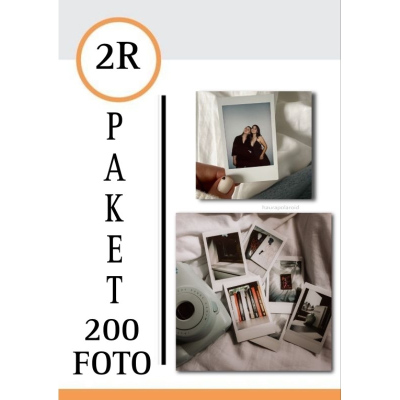 Jual CETAK FOTO UKURAN 2R PAKET 200 FOTO | Shopee Indonesia