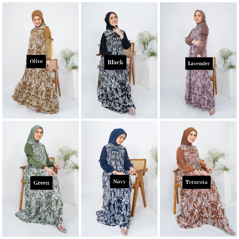 Jual kaleela x dwihanda dress by kaleelaid | Shopee Indonesia