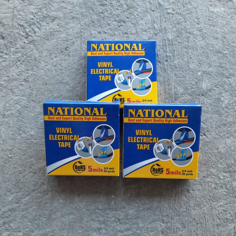 Jual Isolasi listrik pvc merk National | Shopee Indonesia