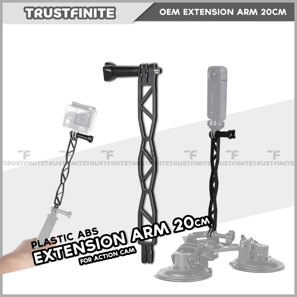 Jual OEM Plastic Extension Arm 20cm Insta360 X4 X3 X2 ONE GoPro Hero 12 ...