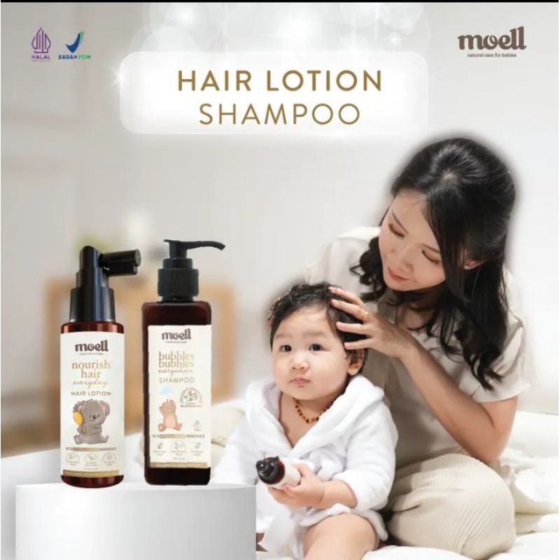 Jual Moell Special Bundling Nourish Hair Everyday Hair Lotion 100ml ...