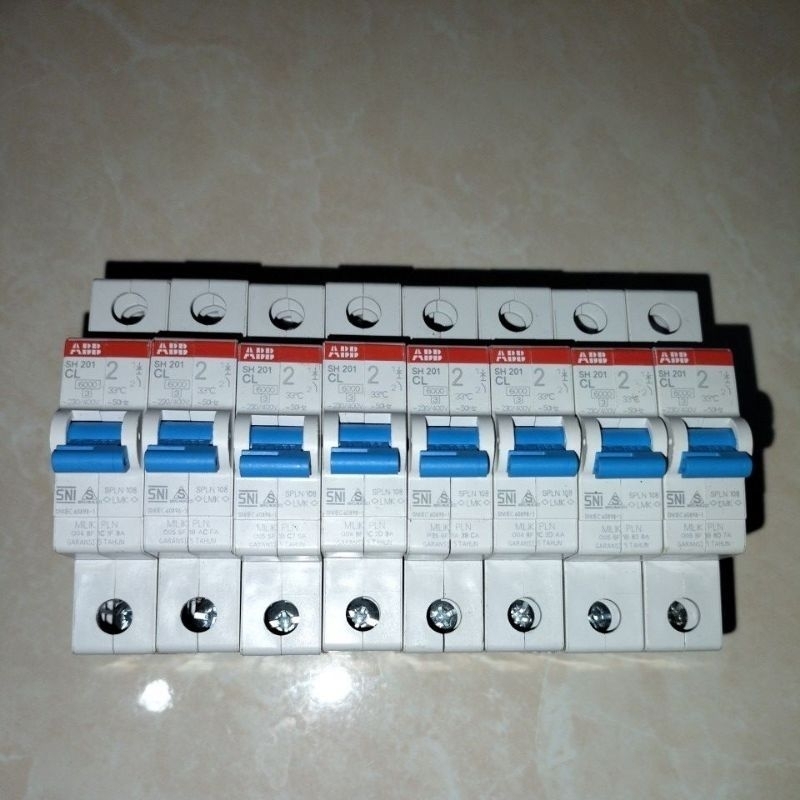 Jual MCB PLN ABB SH ori pernah dipakai kondisi normal | Shopee Indonesia