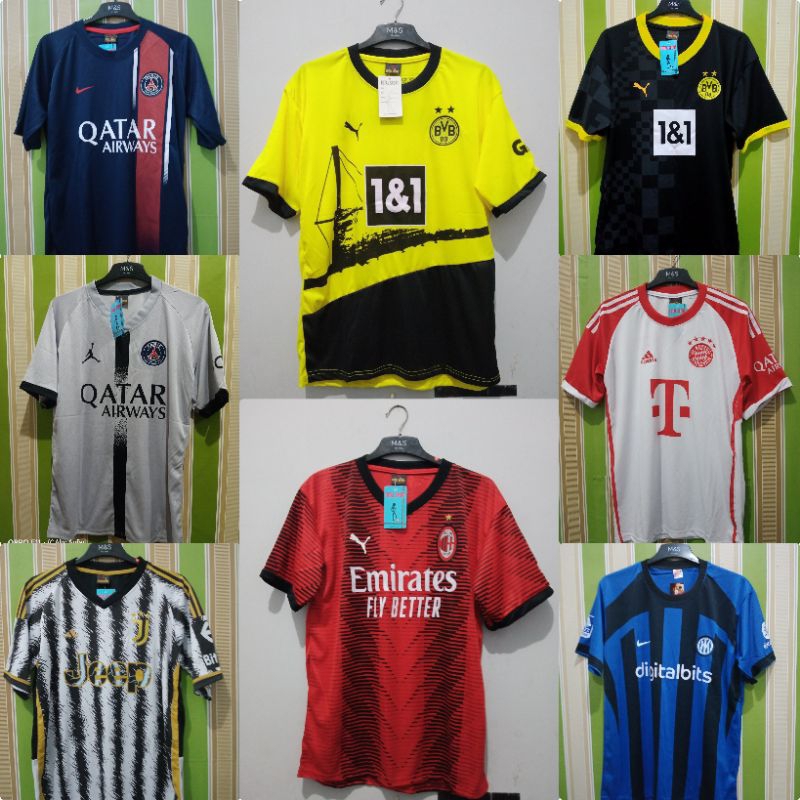 Jual Jersey Bola Lokal Eropa Sablon | Shopee Indonesia