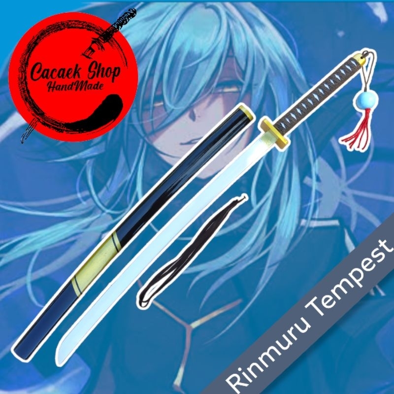 Jual katana sword kayu cosplay rimuru tempest | Shopee Indonesia