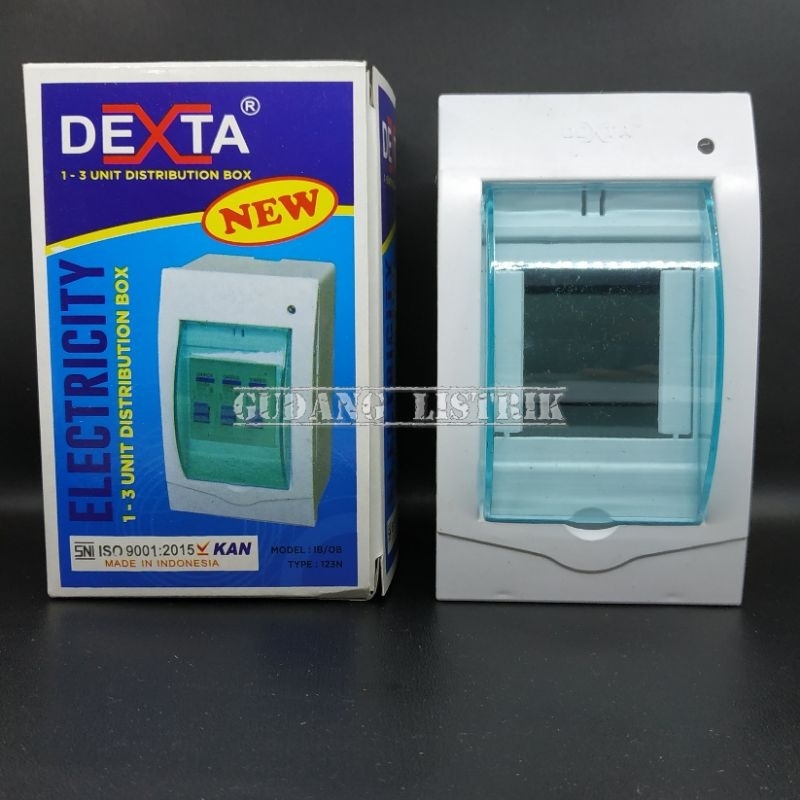 Jual DEXTA Box MCB Rumah Stut 2-3 Group IB OB Dengan Lampu Indikator ...