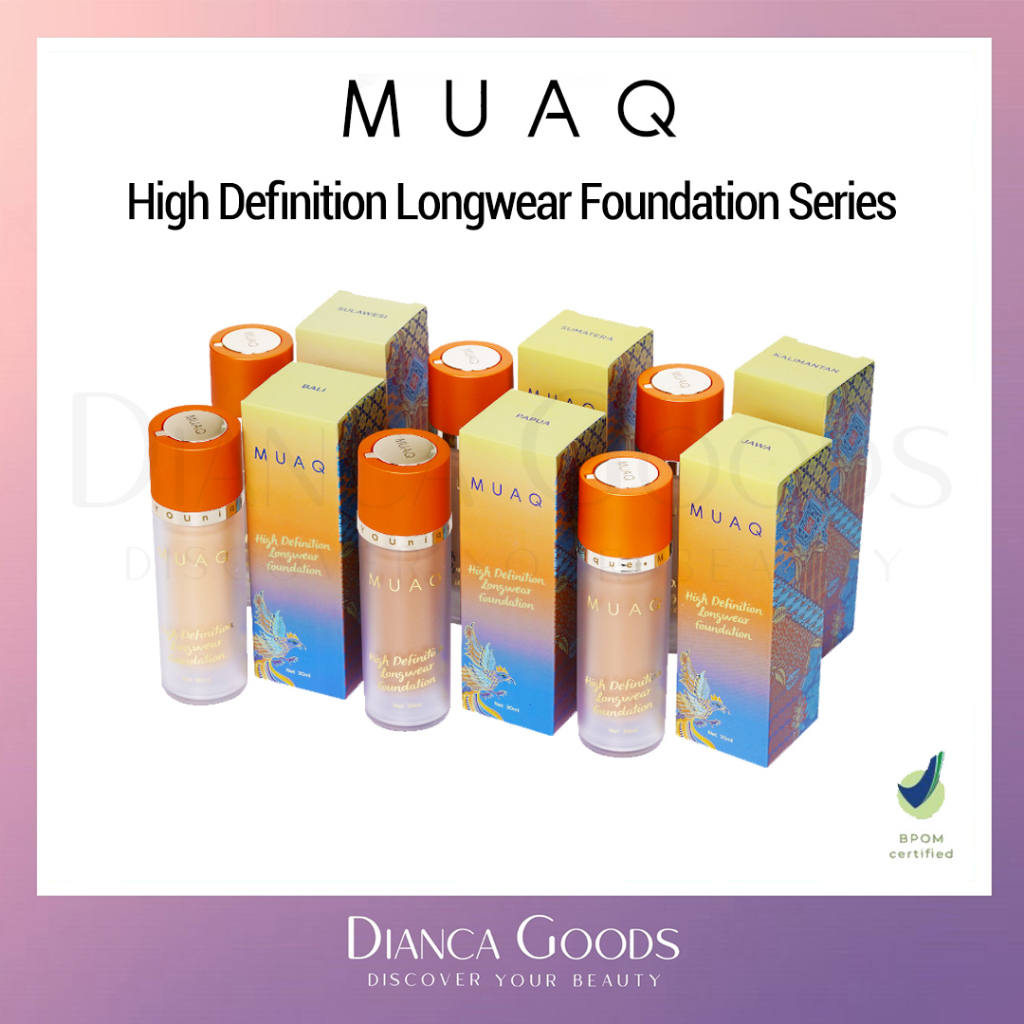 Jual MUAQ High Definition Longwear Foundation Series | Sumatera ...