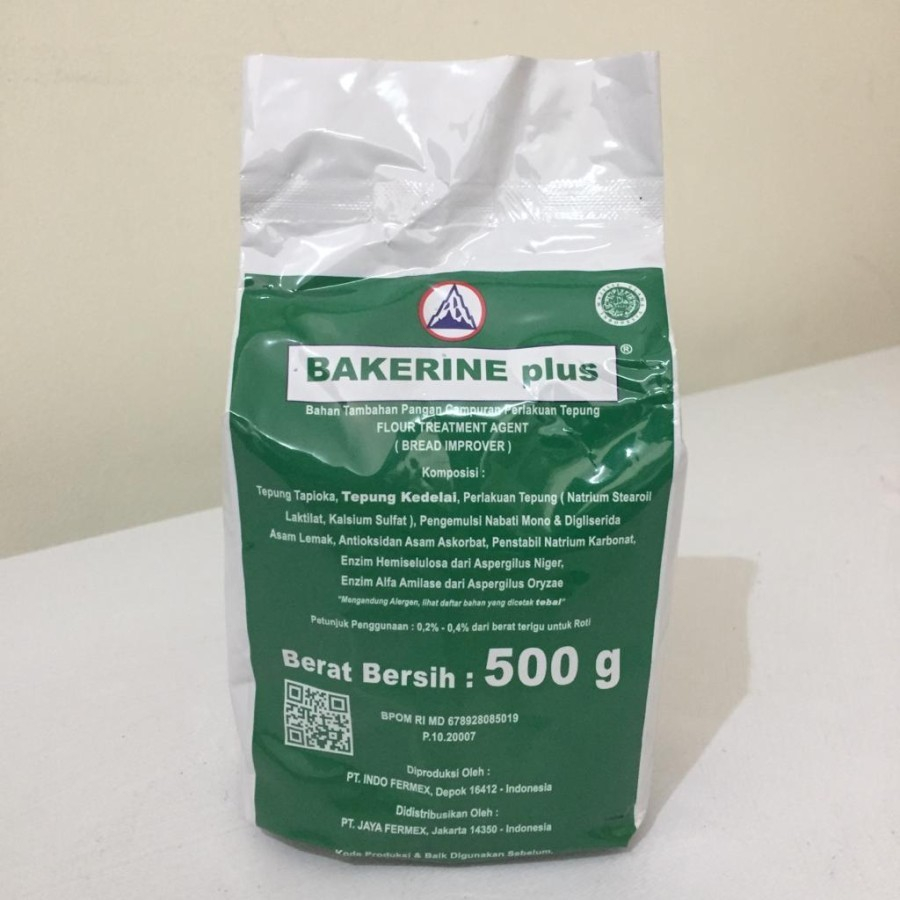 Jual BREAD IMPROVER BAKERINE PLUS 500 GR / PELEMBUT ROTI - 1 DUS 20 PCS ...