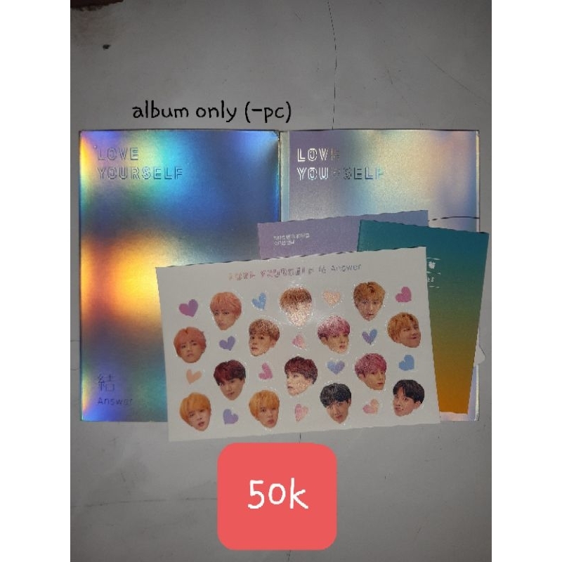 Jual [BOOKED] BTS LY ANSWER (ALBUM ONLY) | Shopee Indonesia