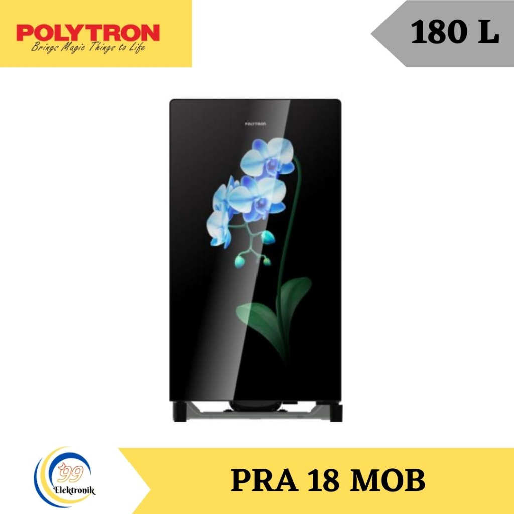 Jual KULKAS POLYTRON PRA 18 MOB / MOW 1 Pintu 180 Liter | Shopee Indonesia