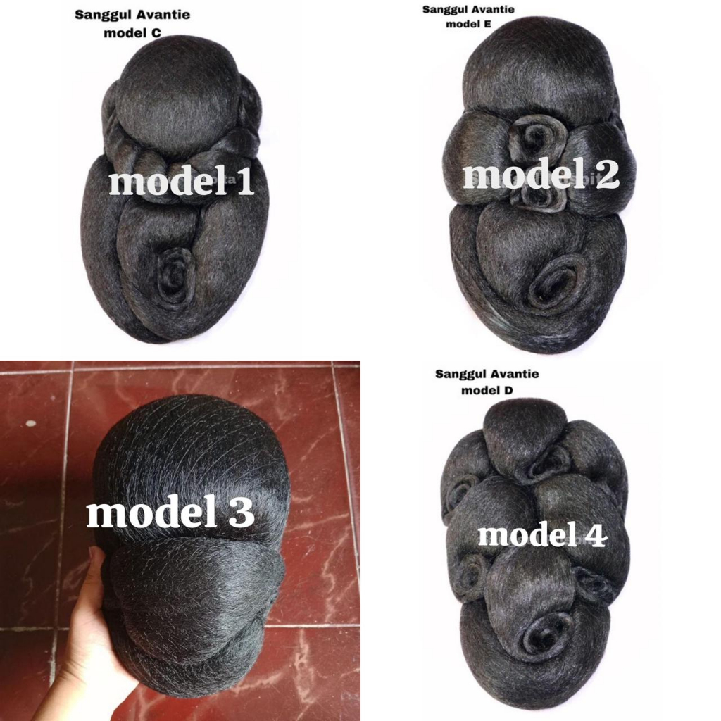 Jual sanggul modern sanggul jumbo mekar panjang sanggul pengantin ...