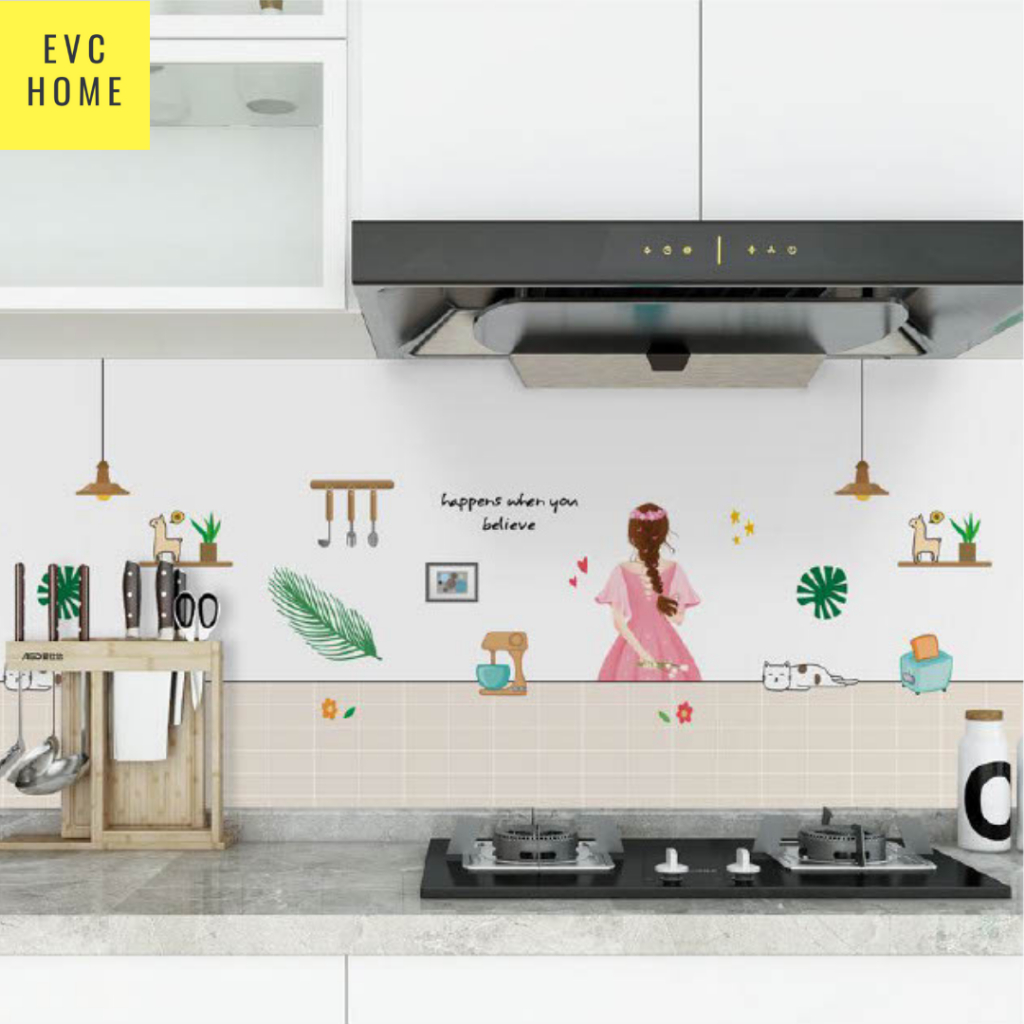 Jual EVCHOME 60CM x 3M Wallpaper Sticker Dapur Aluminium Foil/ Lemari ...