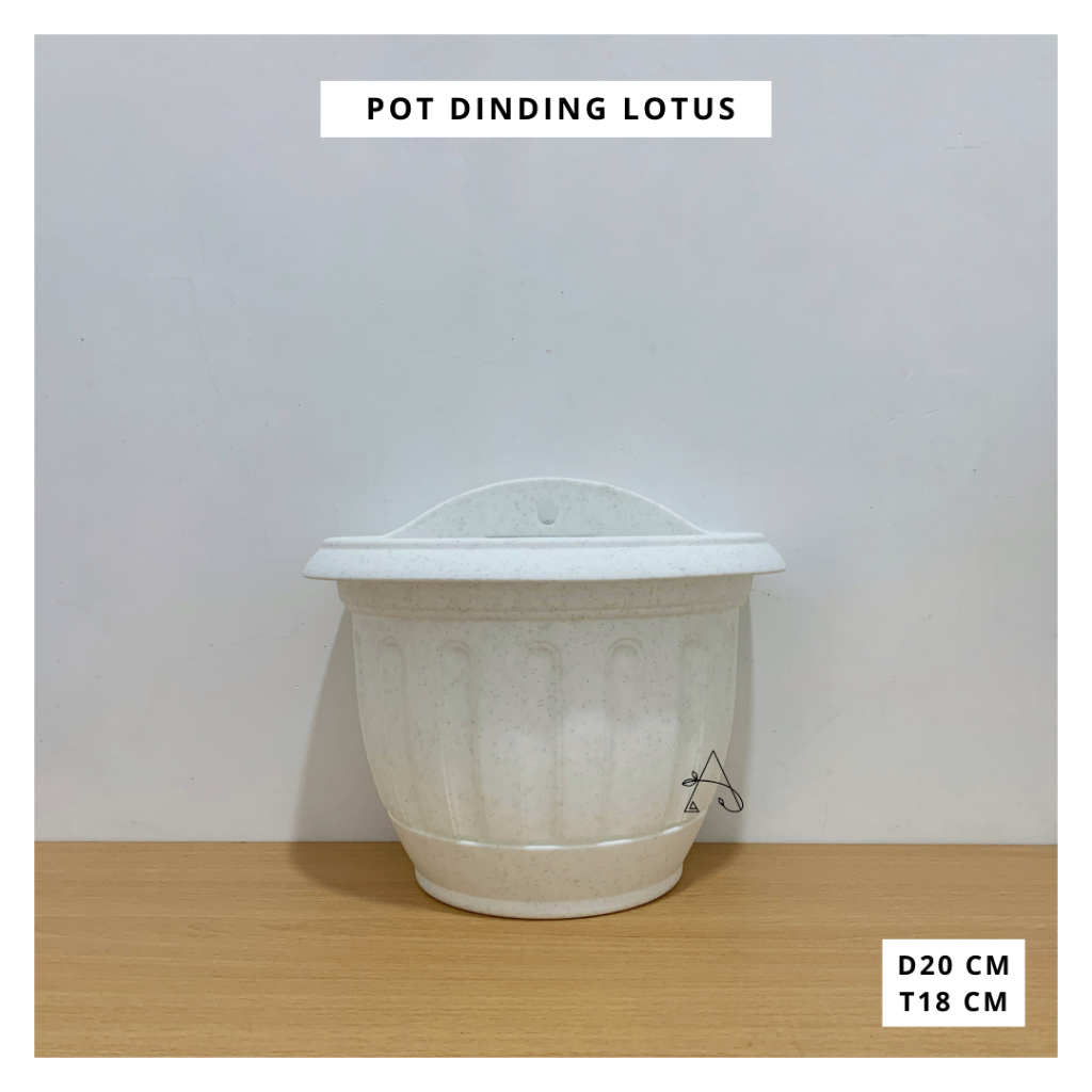 Jual Pot Dinding Lion Star FH-11 Lotus Wall No.6 (D20 cm) | Pot Dinding ...