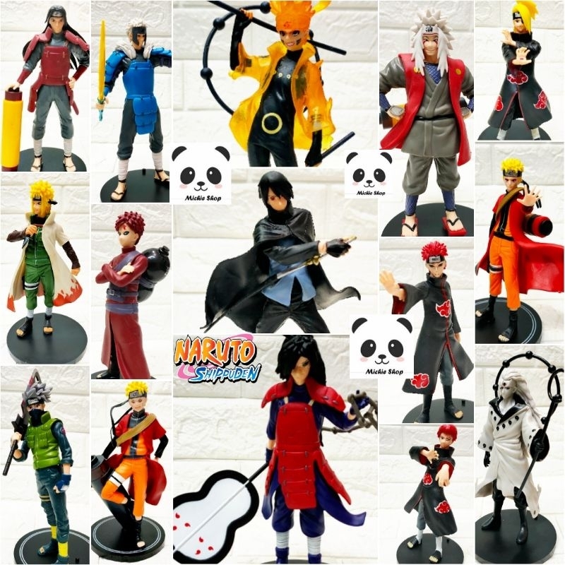 Jual Figure Naruto Shippuden (set 6) Tinggi 18 cm Toppers Kue Naruto ...