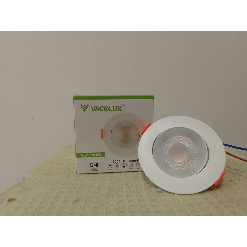 Jual VACOLUX LAMPU SPOTLIGHT LED SLIM VL-1720 3 WATT 6 WATT - KUNING ...