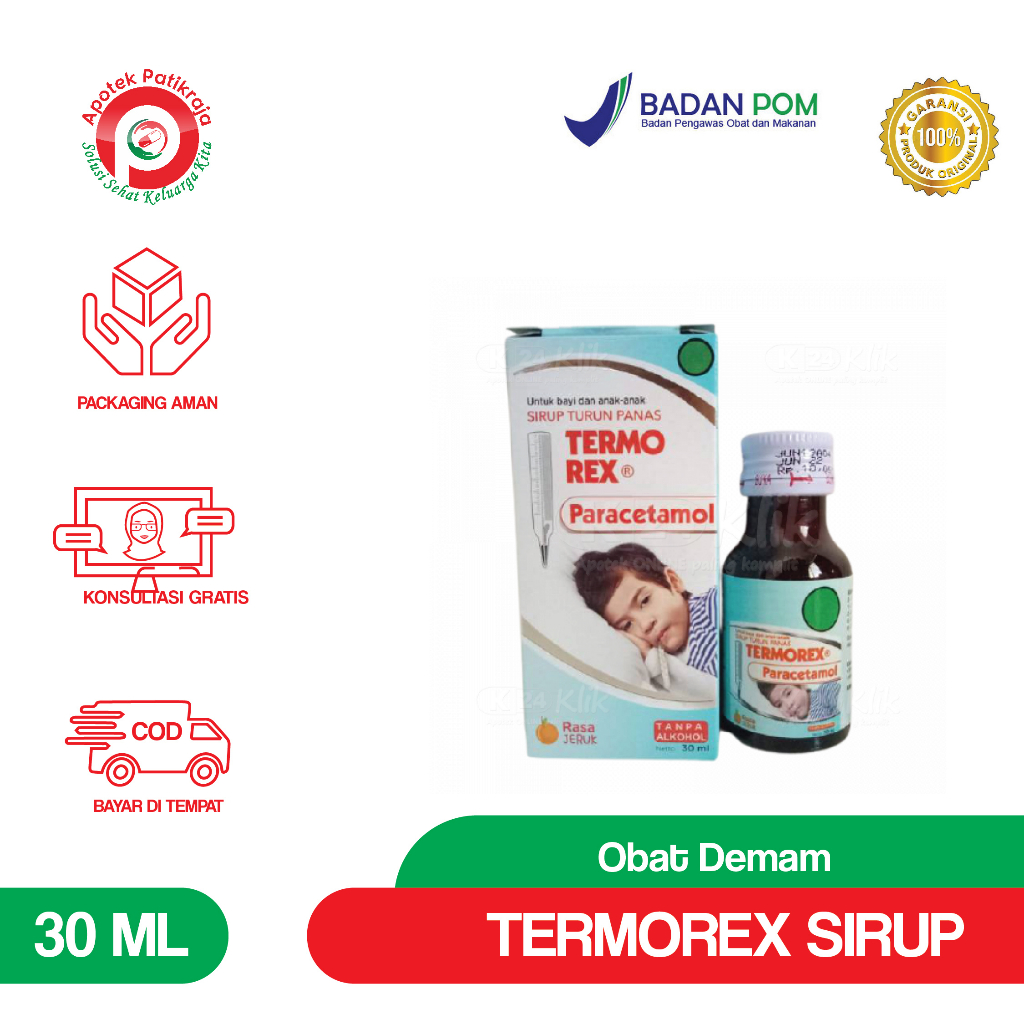 Jual TERMOREX PARACETAMOL SYR ANAK | Shopee Indonesia