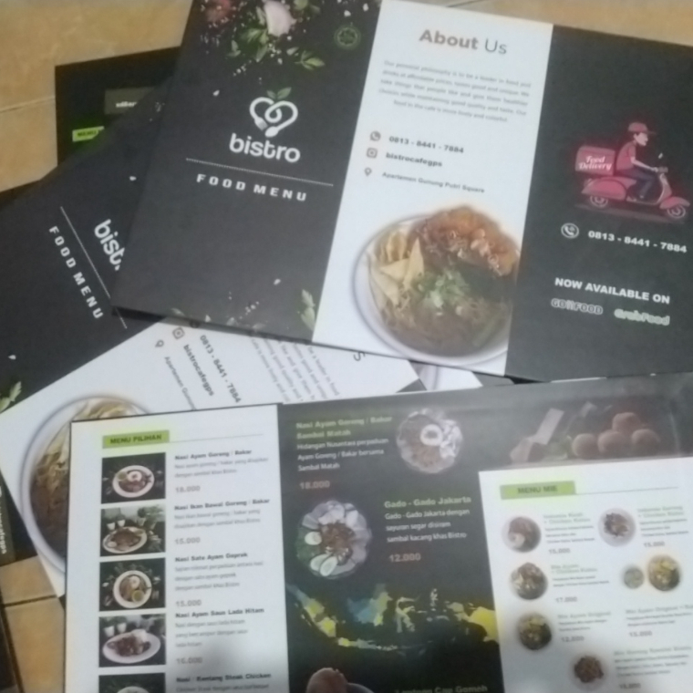 Jual Cetak Menu Laminating | Shopee Indonesia