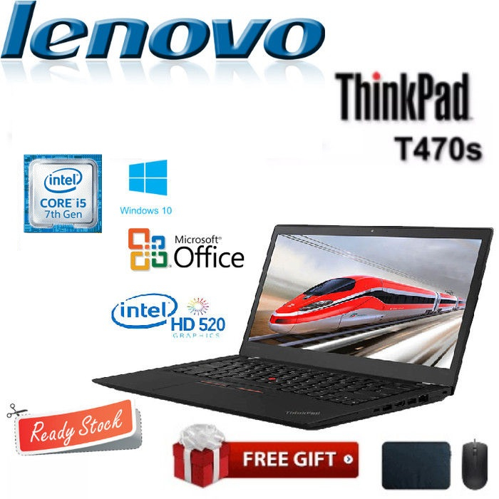 Jual SLIM !! Laptop Lenovo Thinkpad T470s Core I5 Gen 7 Ram 16GB ...