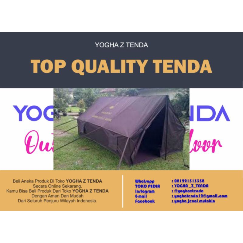 Jual TENDA REGU 3X4 PRAMUKA ( COD ) | Shopee Indonesia