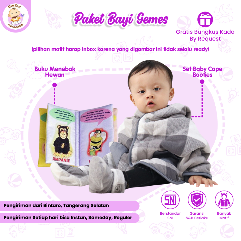 Jual Hampers Cuddle Me Mainan Kado Lahiran Bayi Free Bungkus Lucu ...