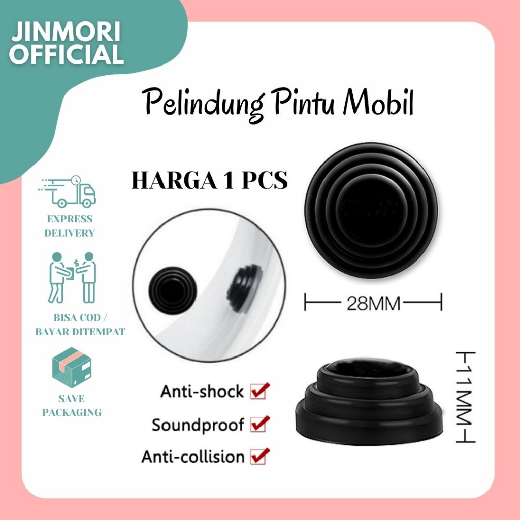 Jual JM - Karet Peredam Pintu Mobil / Mini Bantalan Peredam Pintu Mobil ...