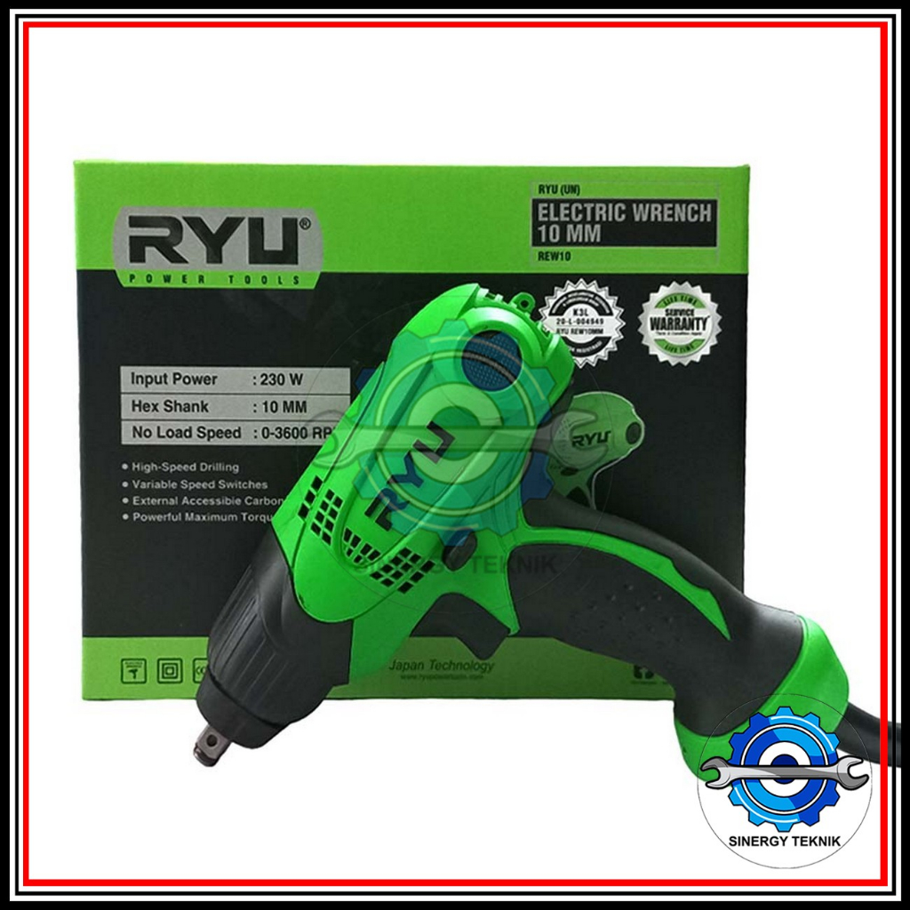 Jual PROMO RYU IMPACT WRENCH REW10 ALAT BUKA BAUT ELEKTRIK LISTRIK ...