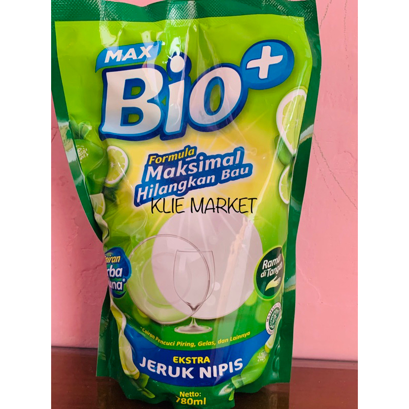Jual MAX BIO PLUS SABUN CUCI PIRING 780ml [ PACKING KARDUS ] [ SOLO ...