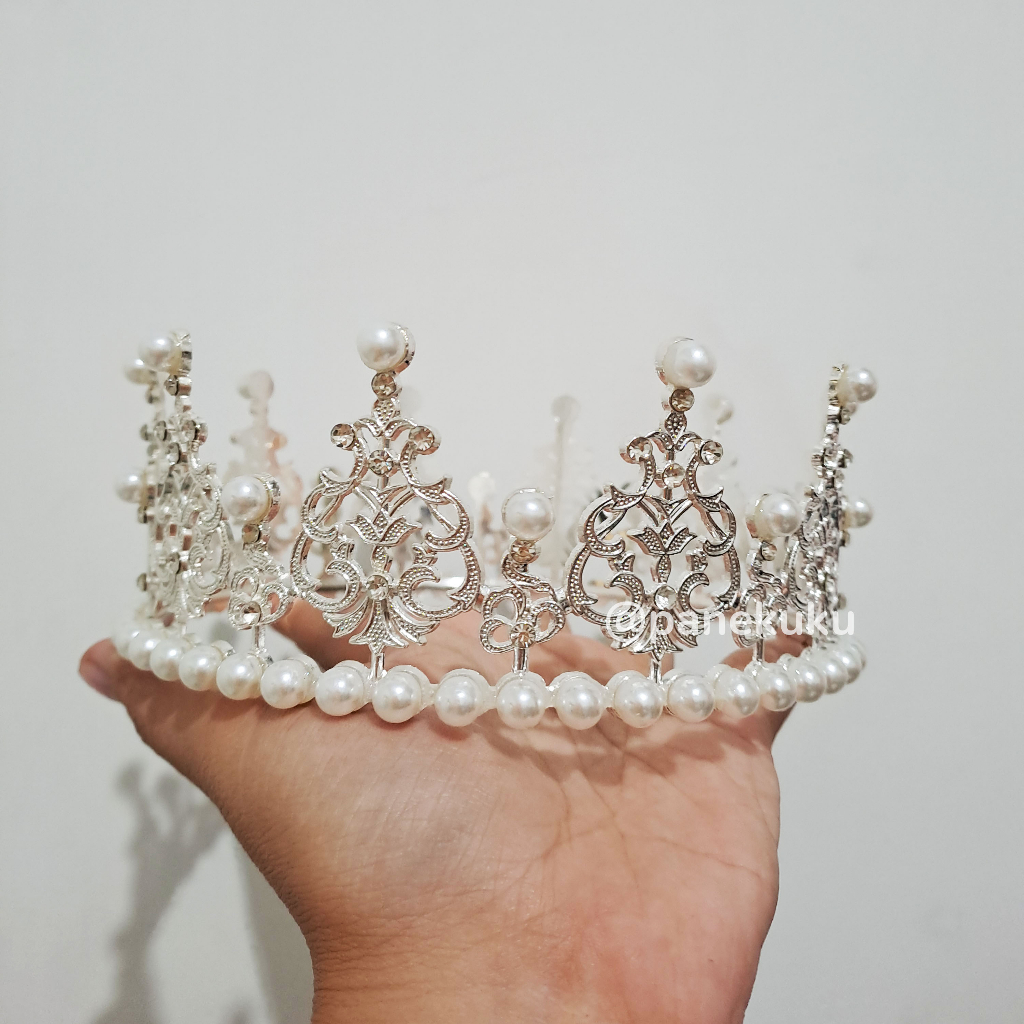 Jual Cake Topper MAHKOTA/ PRINCESS CROWN/ hiasan dekorasi kue/ korean ...