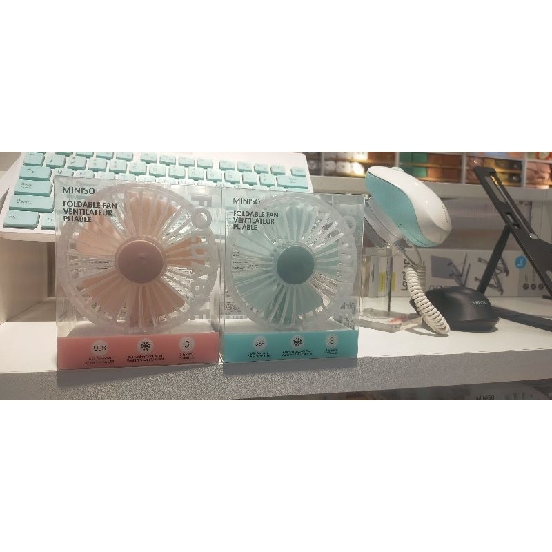 Jual MINISO 1200MAH 3IN1 FOLDABLE FAN (Bisa dilipat) | Shopee Indonesia