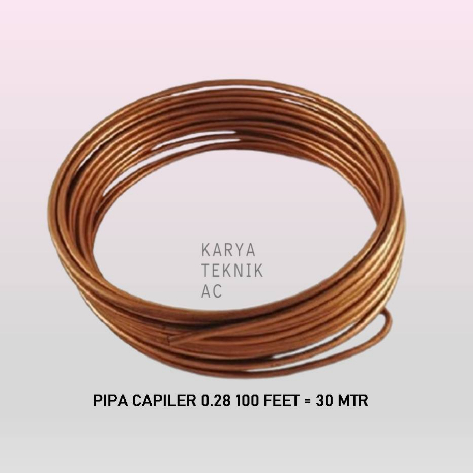 Jual PIPA CAPILER 0.28 100 FEET = 30 MTR BUAT KULKAS | Shopee Indonesia