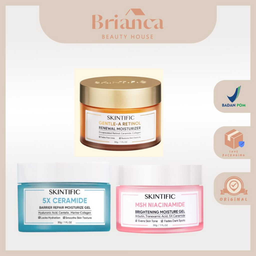 Jual BRIANCA - SKINTIFIC 5X Ceramide Barrier Moisturizer Gel | Gentle A ...