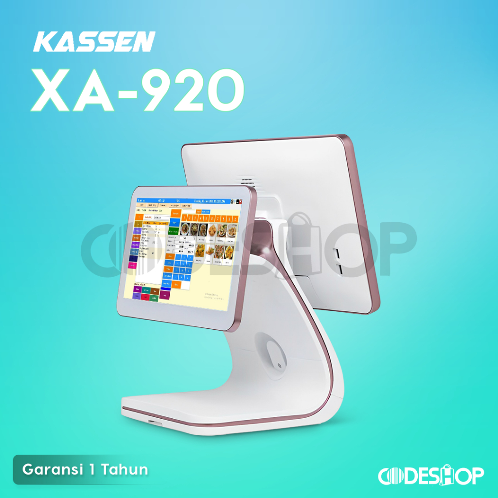 Jual Mesin Kasir Kassen XA920 All in One POS Android Dual Display ...
