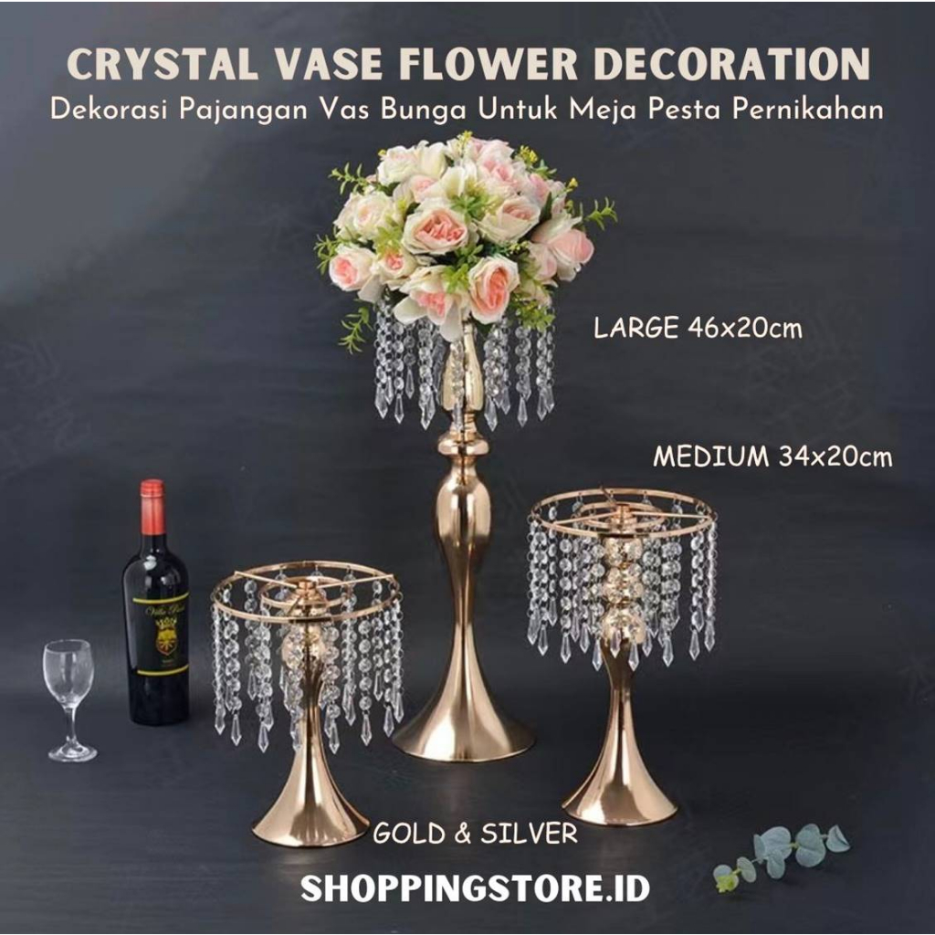 Jual vase pernikahan alat peraga jalan memimpin besi putri duyung emas ...