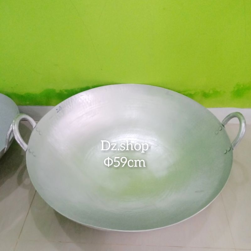 Jual wajan kuali besar lebar 50cm anti lengket ORIGINAL GARUT | Shopee ...