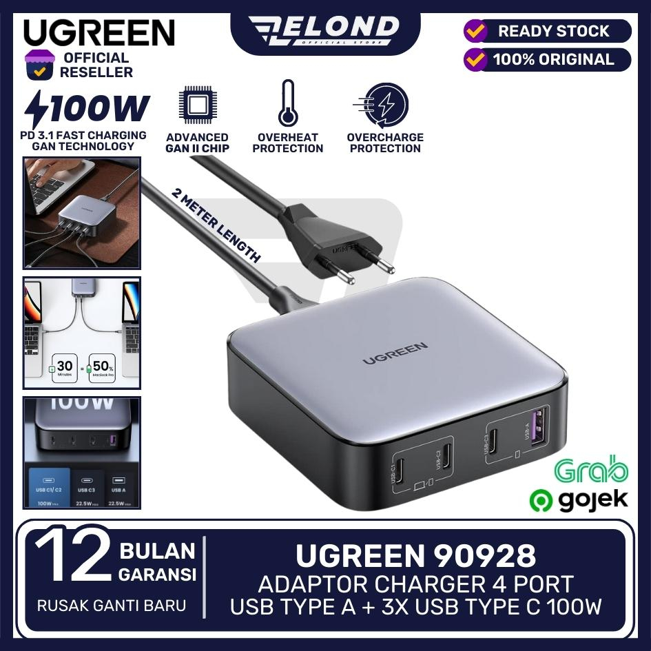 Jual UGREEN Adaptor Kepala Charger 30W 45W 65W 67W 100W 140W 200W GaN Nexode PD Fast Charging ...