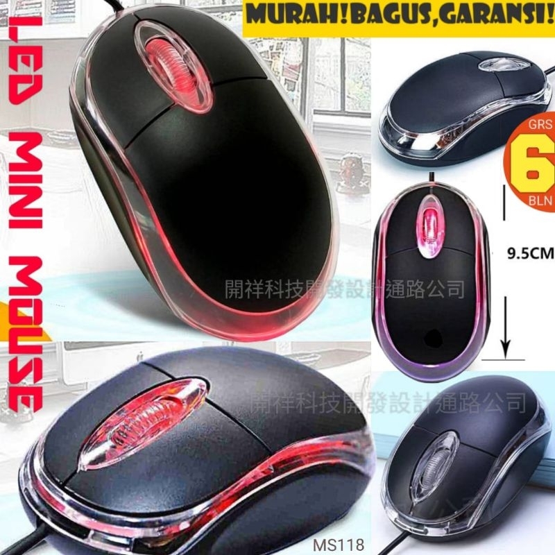 Jual USB MINI LED MOUSE Minimal pemesanan 50 pc | Shopee Indonesia