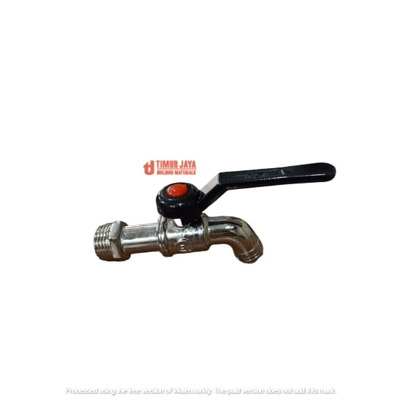 Jual EX Kran Air Besi Gagang Panjang HITAM 1/2 Inch Taman Keran ...