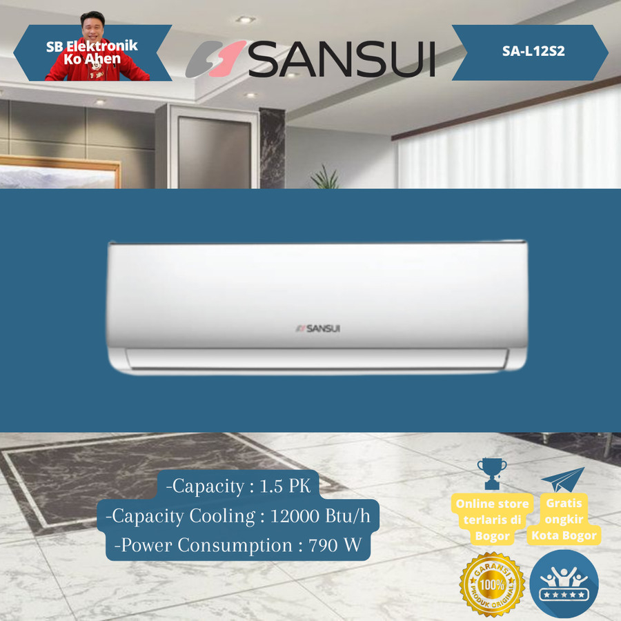 Jual AC SANSUI JAPAN Standard 1,5PK SA-L12S2 - Unit Only | Shopee Indonesia