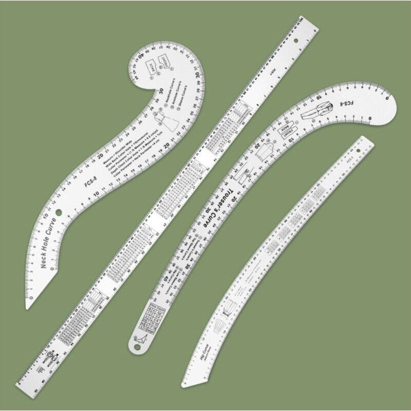 Jual Penggaris Pola Acrylic - Pattern Maker Ruler Fashion Design ...
