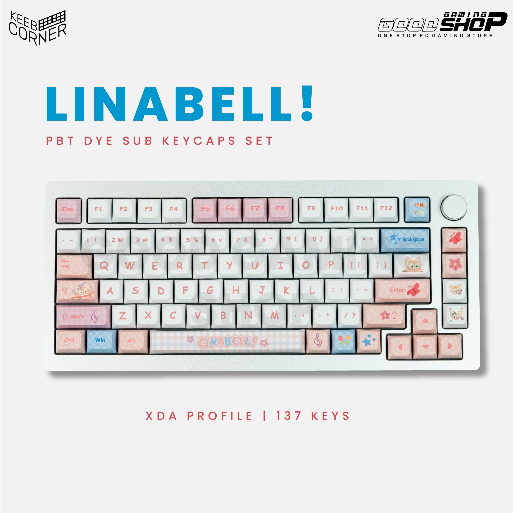 Jual KC Keycaps LinaBell XDA 137 Keys | Shopee Indonesia