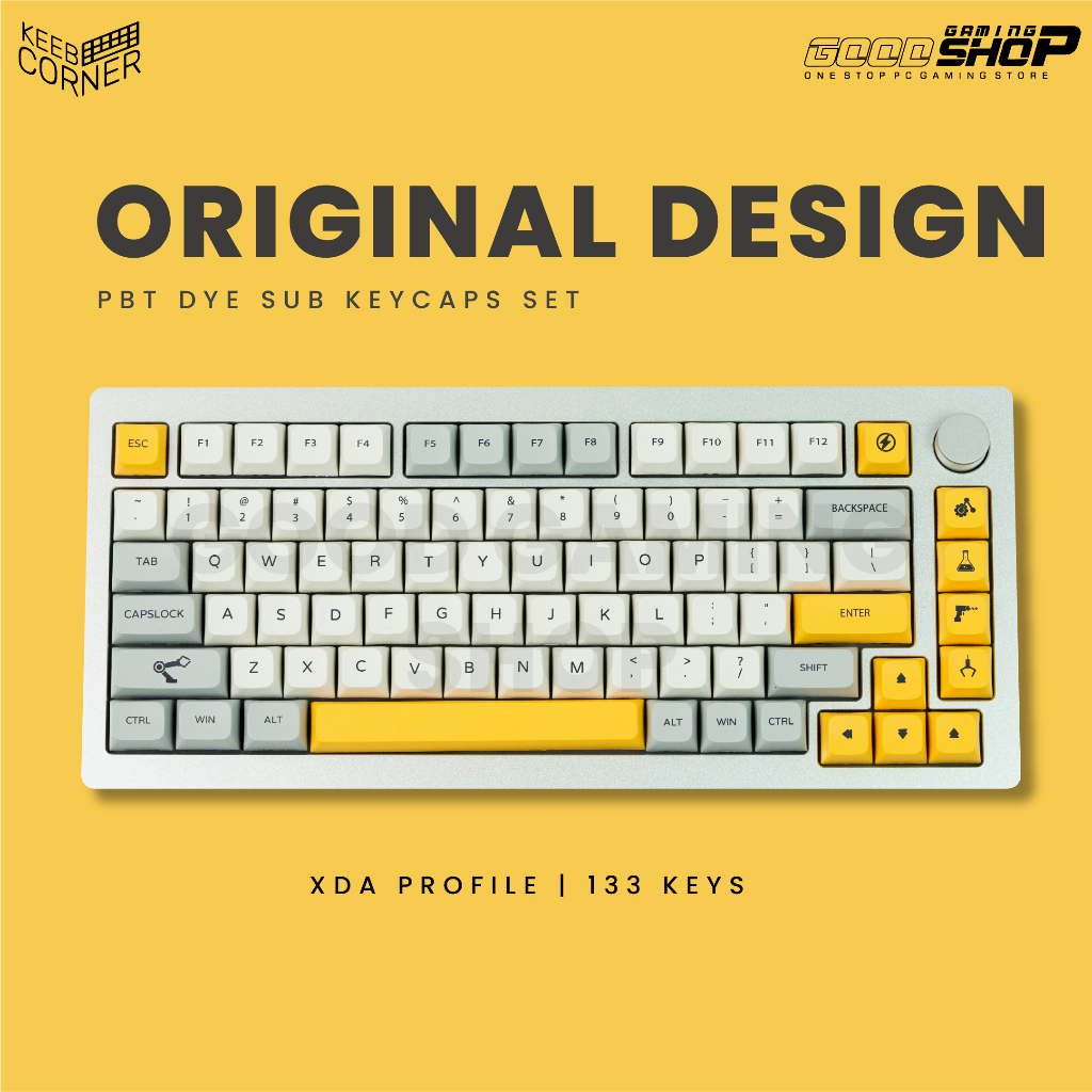 Jual KC Keycaps Original Design XDA 133 Keys | Shopee Indonesia